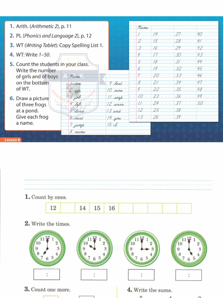 Seatwork G2. Lesson 6-10 | PDF