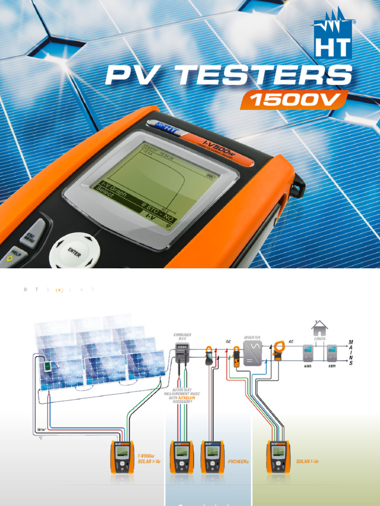 PV System Testers | PDF | Solar Panel | Photovoltaics