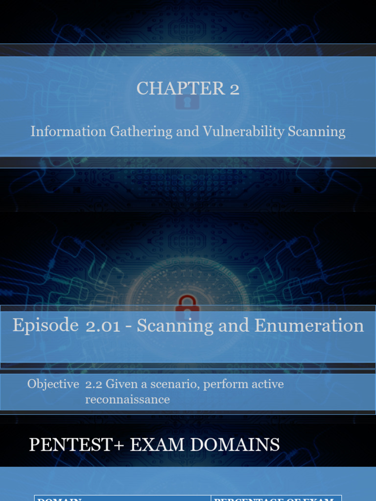 Chapter 02 Information Gathering Handout Pdf Vulnerability