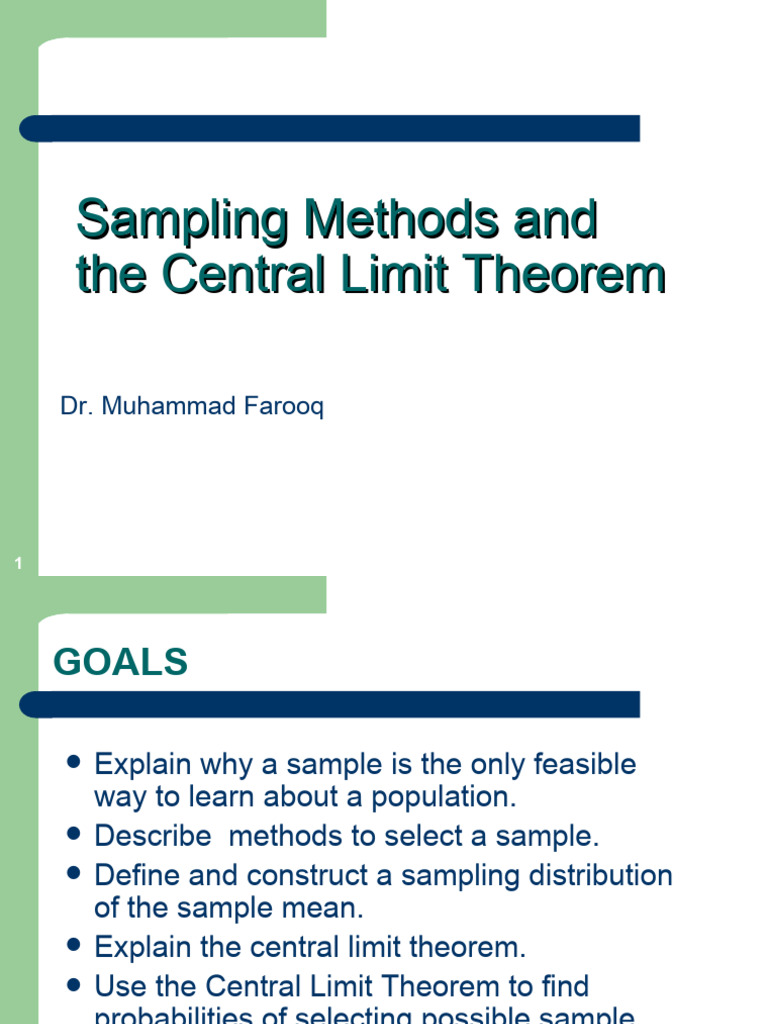 Sampling Method | PDF | Sampling (Statistics) | Standard Deviation