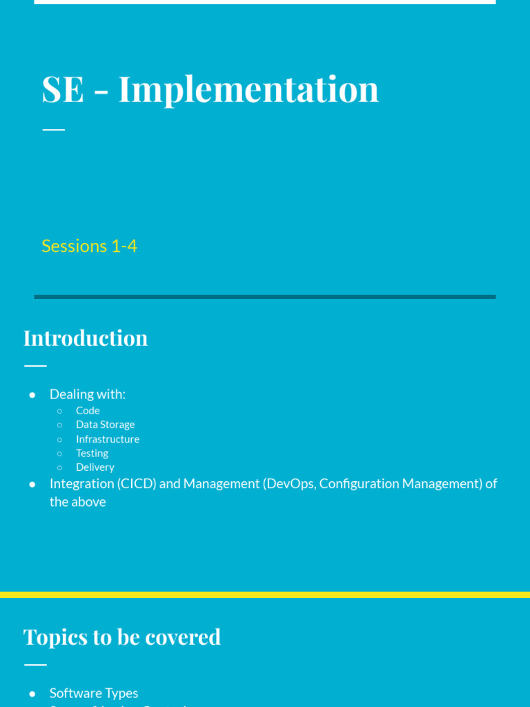 SE - Implementation | PDF | Cloud Computing | Class (Computer Programming) SE - Implementation | PDF | Cloud Computing | Class (Computer Programming)