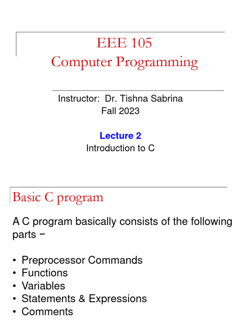 Lecture 2 | PDF | Integer (Computer Science) | Computer Science Lecture 2 | PDF | Integer (Computer Science) | Computer Science
