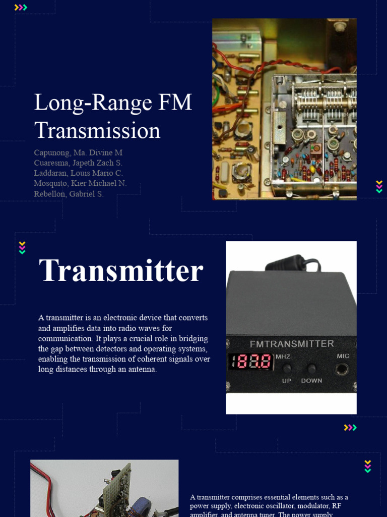 Long Range FM Transmission | PDF