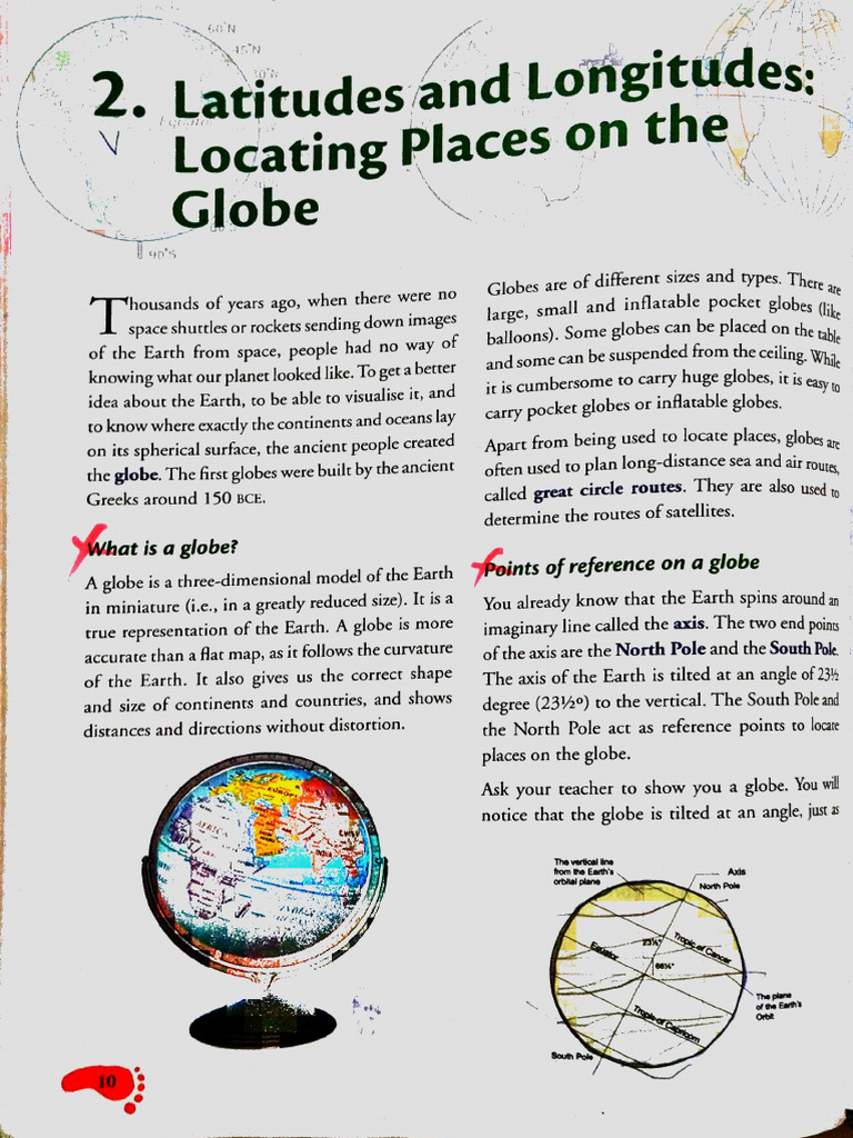 Latitudes and Longitudes | PDF