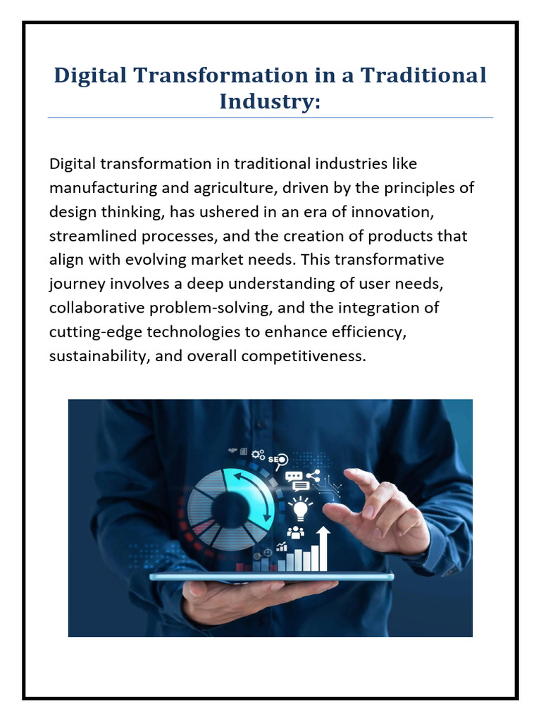 Design Thinking in Digital Transformation | PDF | Design Thinking ...