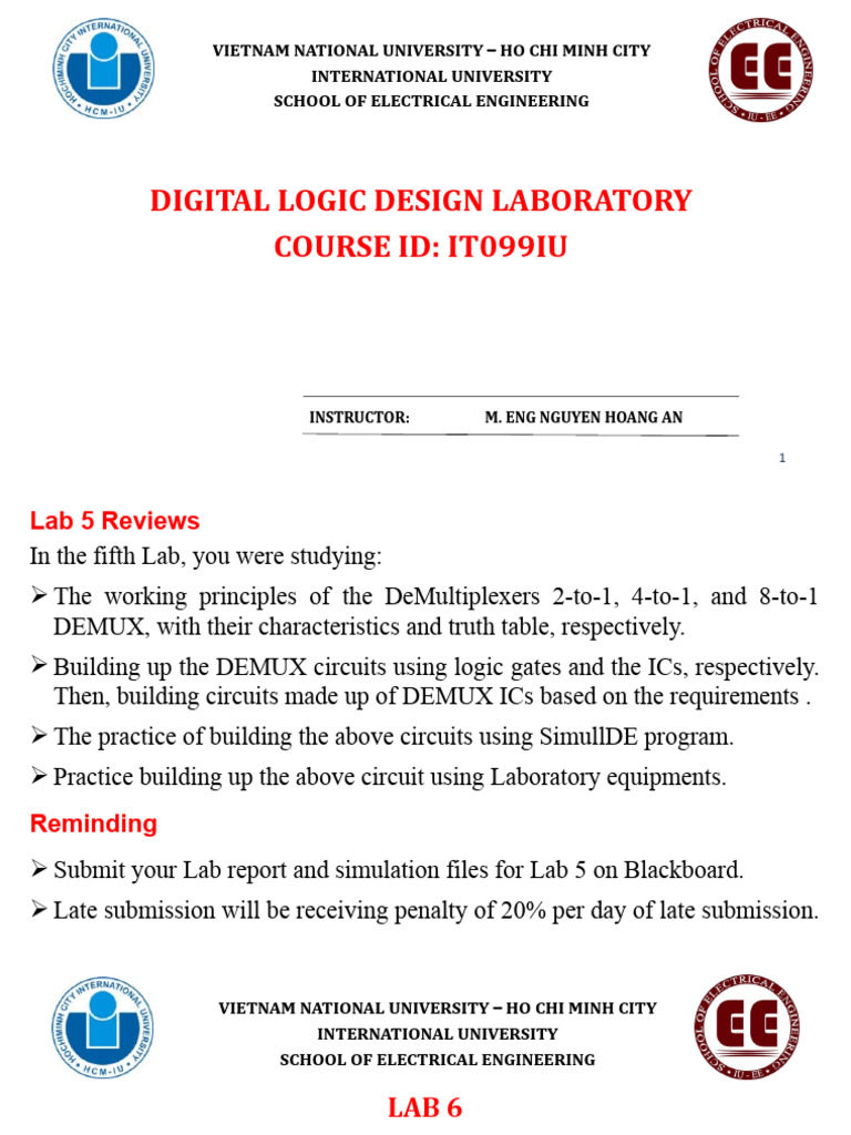 DLD Lab6 Updated | PDF | Electronic Engineering | Electricity