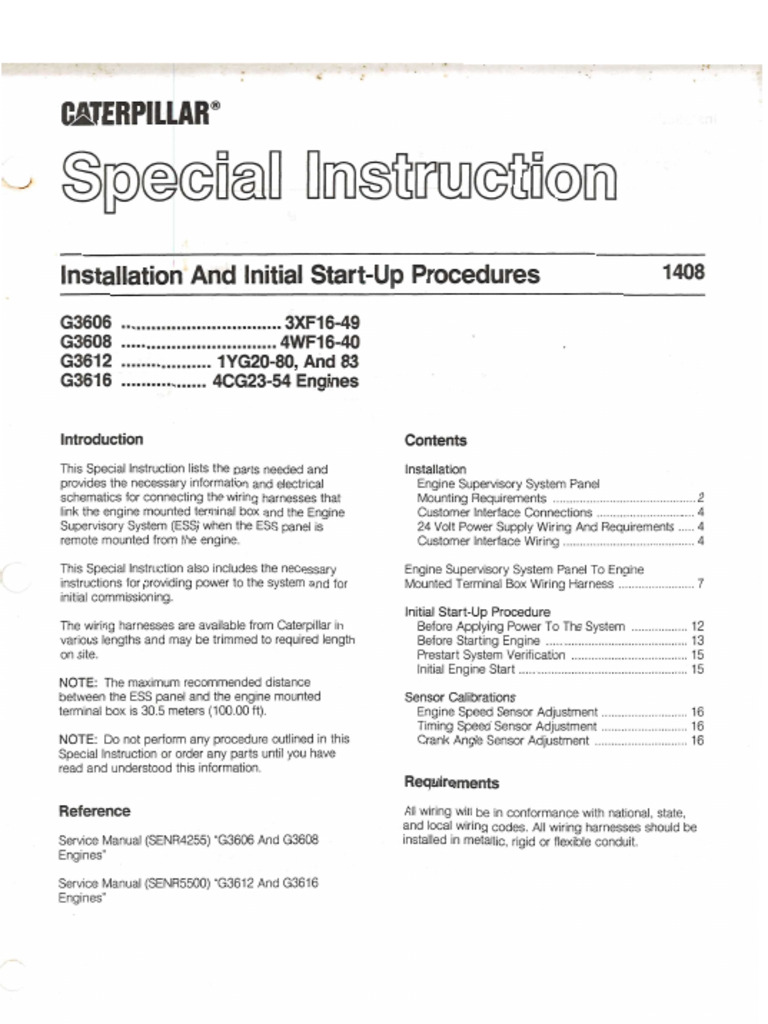 Special Instruction | PDF