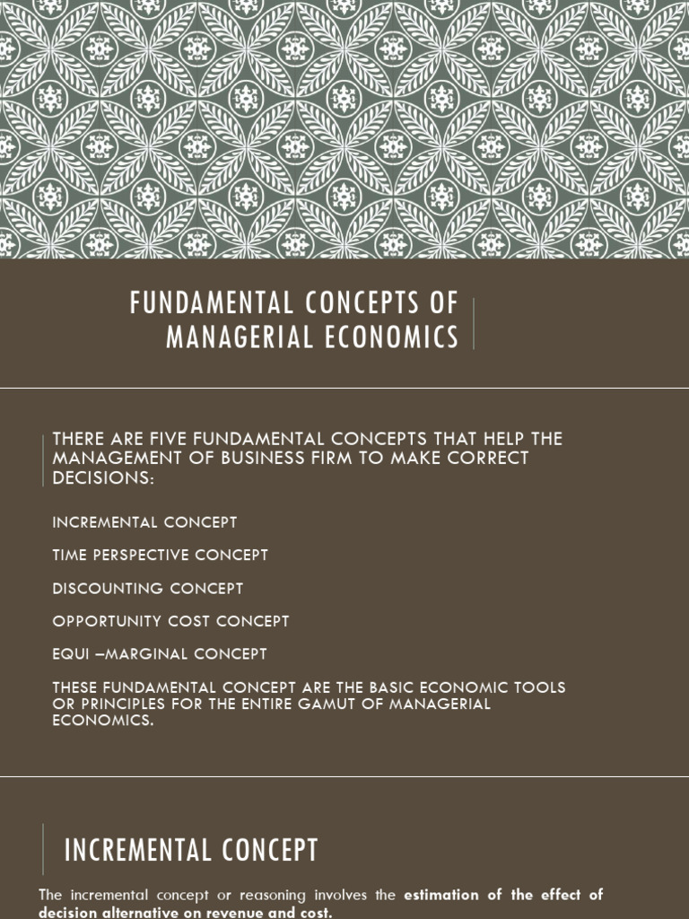Fundamental Concepts | PDF