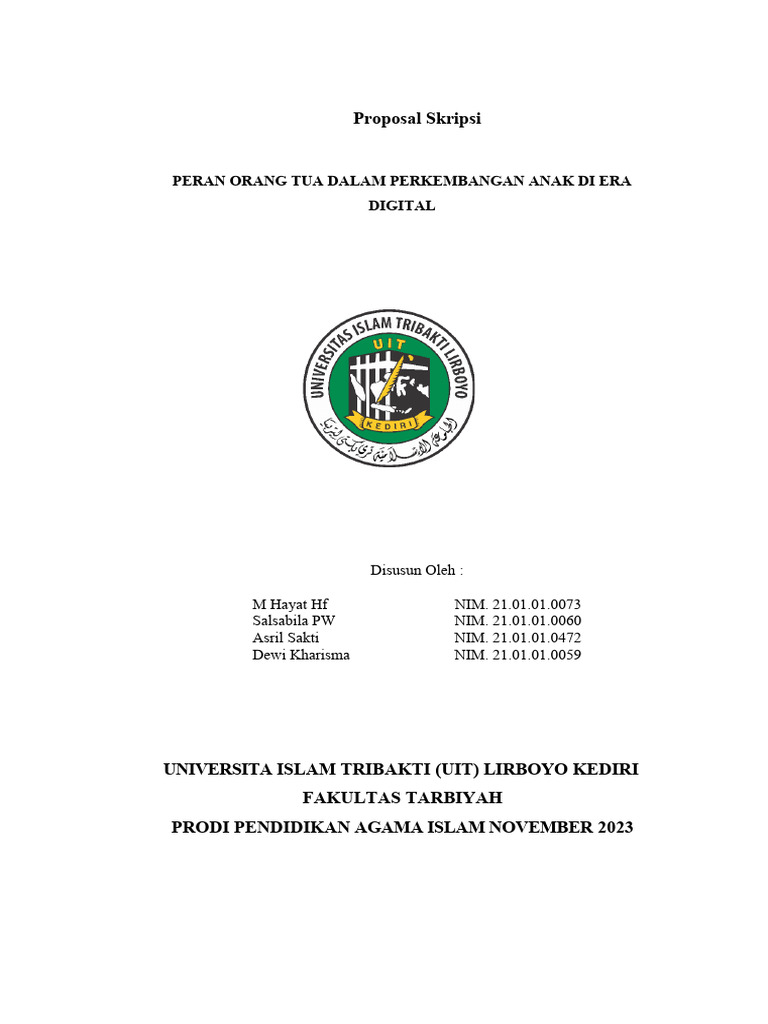 Tugas Proposal-1 | PDF