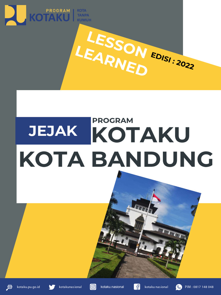 Lesson Learned Kotaku Jabar Kota Bandung 2021 | PDF
