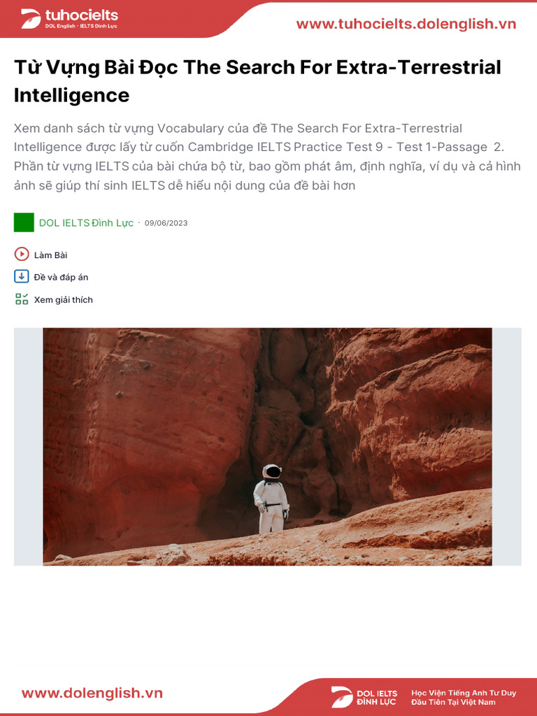 The Search For Extra-Terrestrial Intelligence | PDF