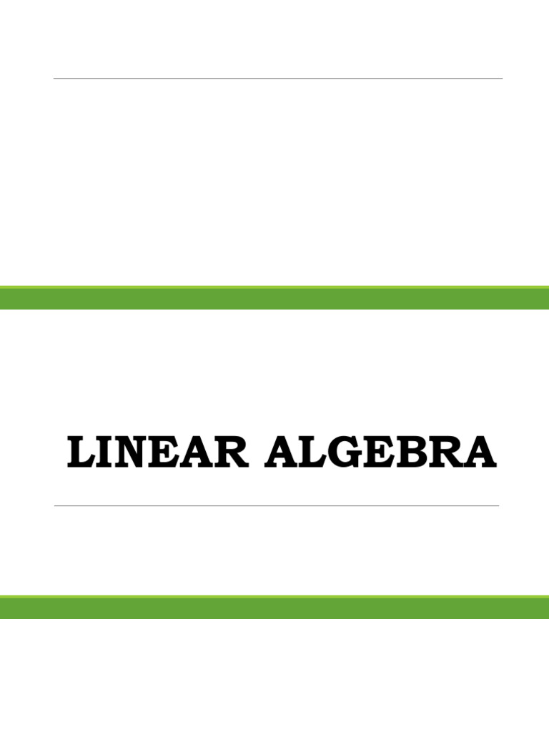 Linear Equations Pdf Equations System Of Linear Equations