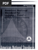 ANSI 14.3 1992 Fixed Ladder Safety Requirements | PDF