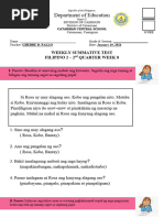 Esp Activity Sheet Grade 2 | PDF
