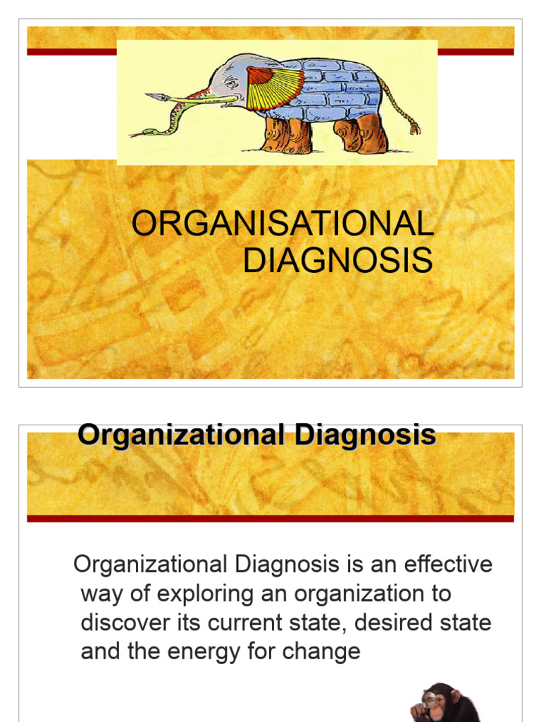 Organisational Diagnosis | PDF | Medical Diagnosis | Goal Setting