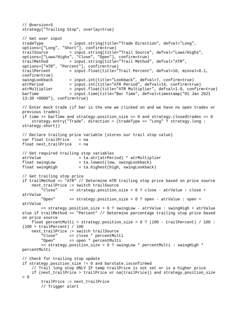 Trailing Stops 1 | PDF | Computer Programming | Computing