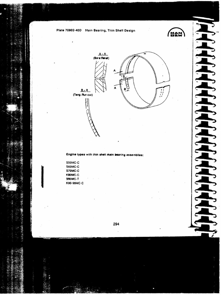 Man Thin Shell Bearings Manual | PDF