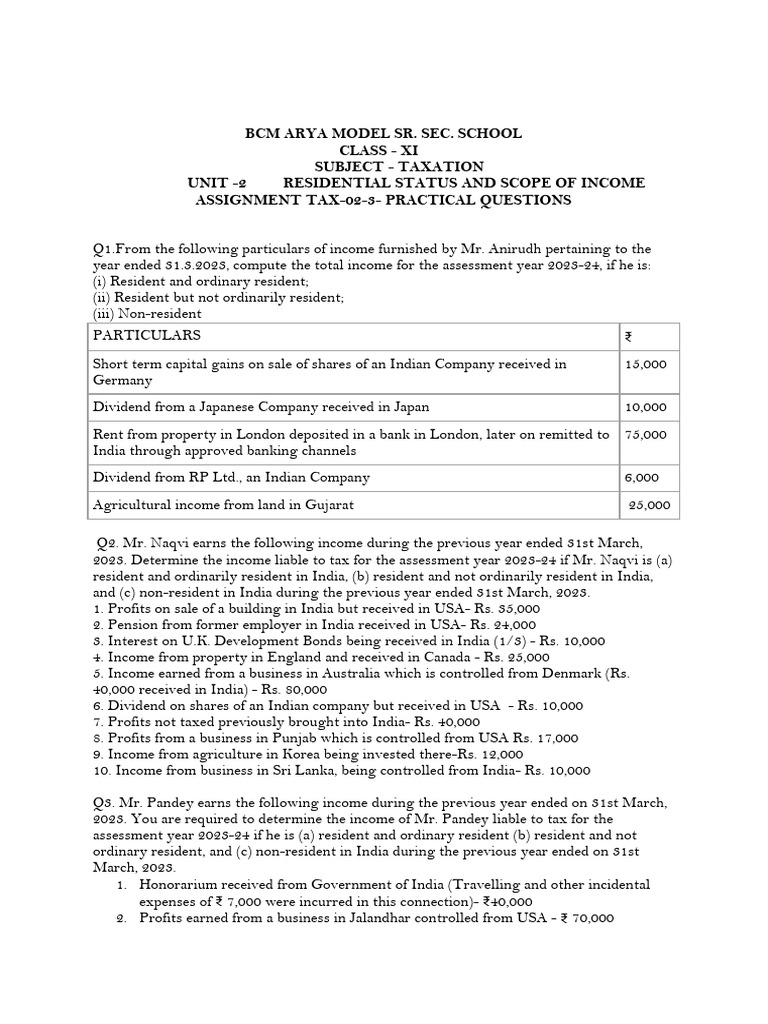 819-C-82051-Assignment 2 CH 2 | PDF | Dividend | Taxes