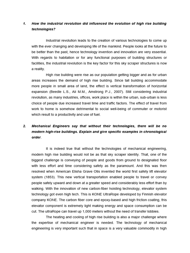 High Rise Building | PDF | Building Engineering | Physical Sciences