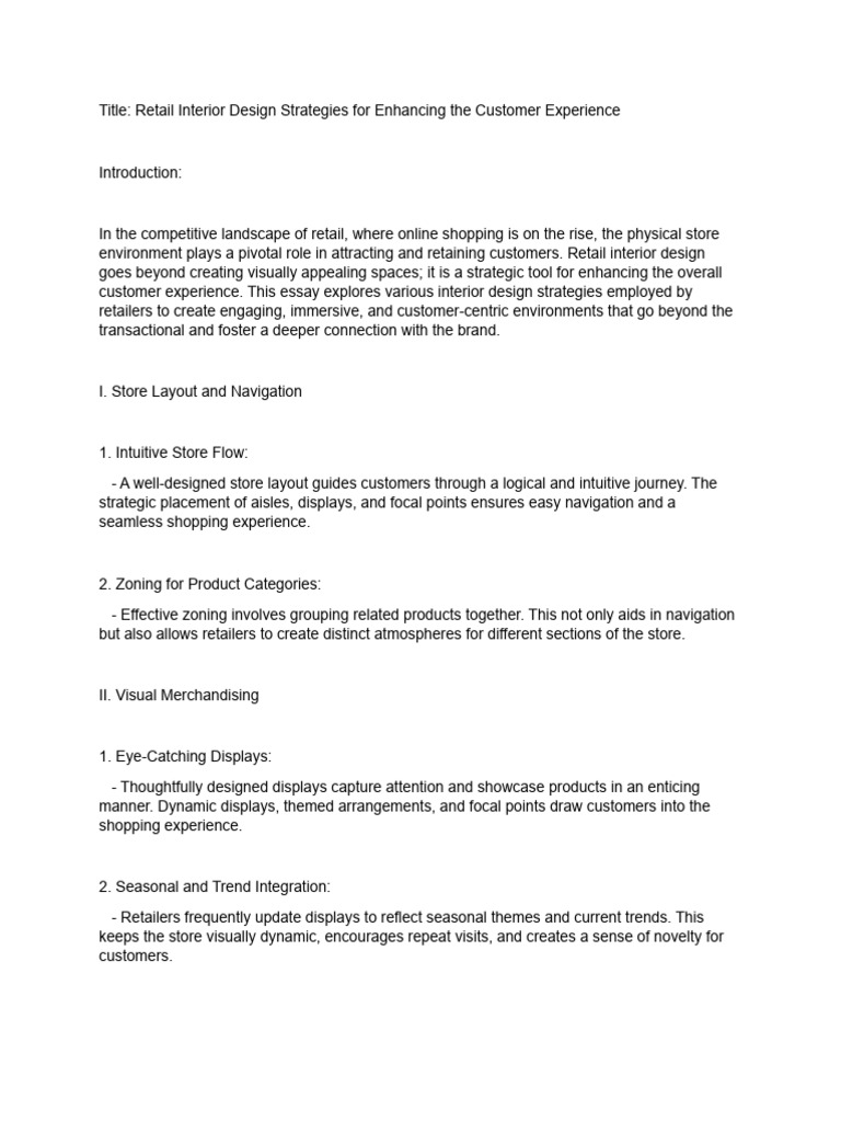 15 Retail Interior Design Strategies For Enhancing The Customer ...