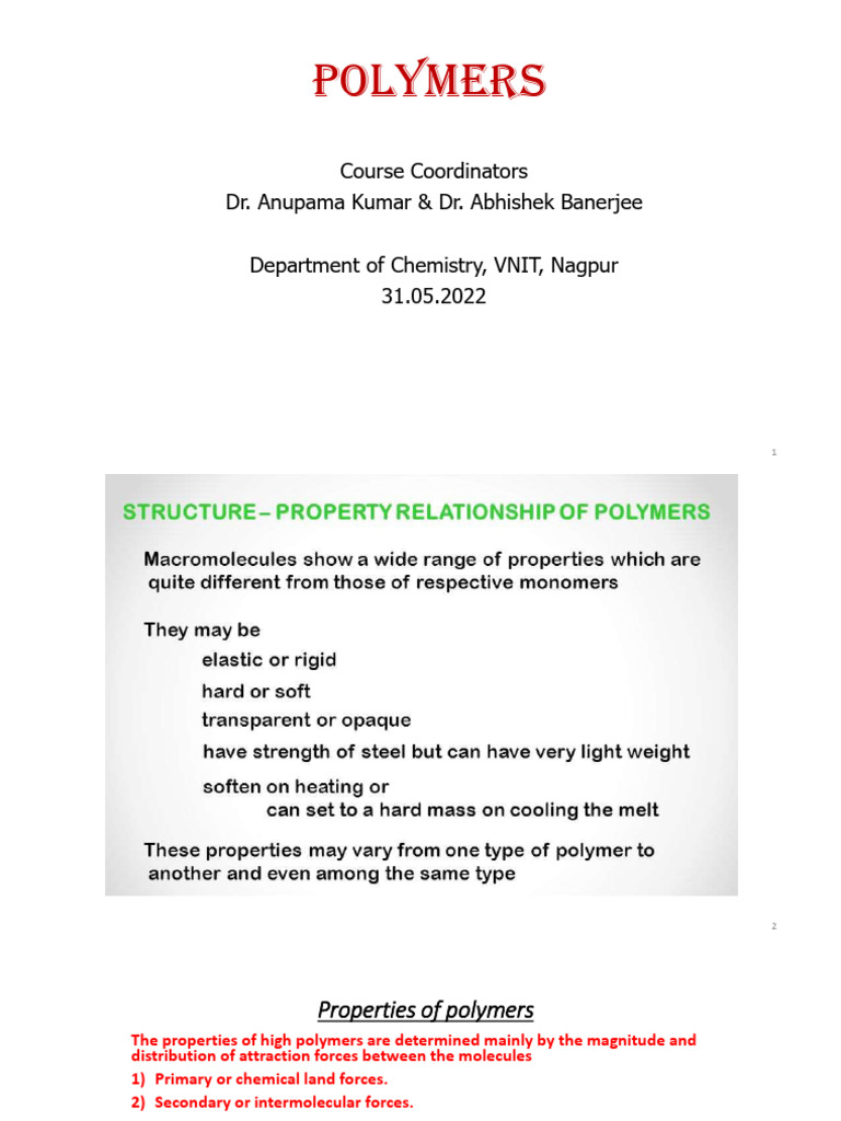 (Chemistry) Polymers 2 | PDF | Polymers | Polystyrene