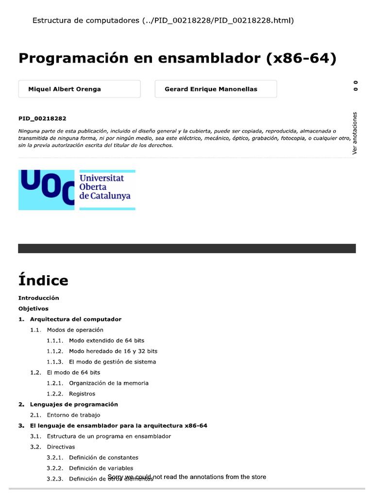 Ampliacion ASM86 X 64 | PDF