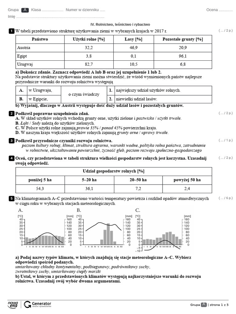 IV. Rolnictwo Lesnictwo I Rybactwo | PDF
