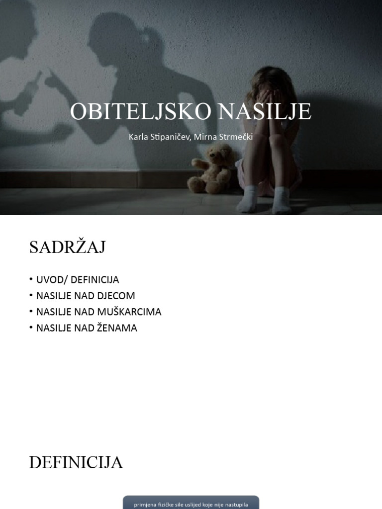 Obiteljsko Nasilje | PDF