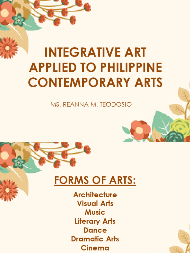Integrative Art | PDF | Theatre | Dances