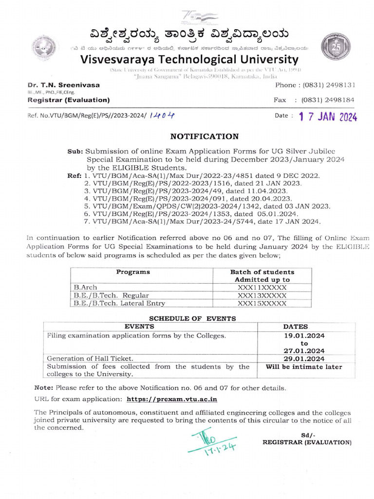 Notification SPL Exam | PDF