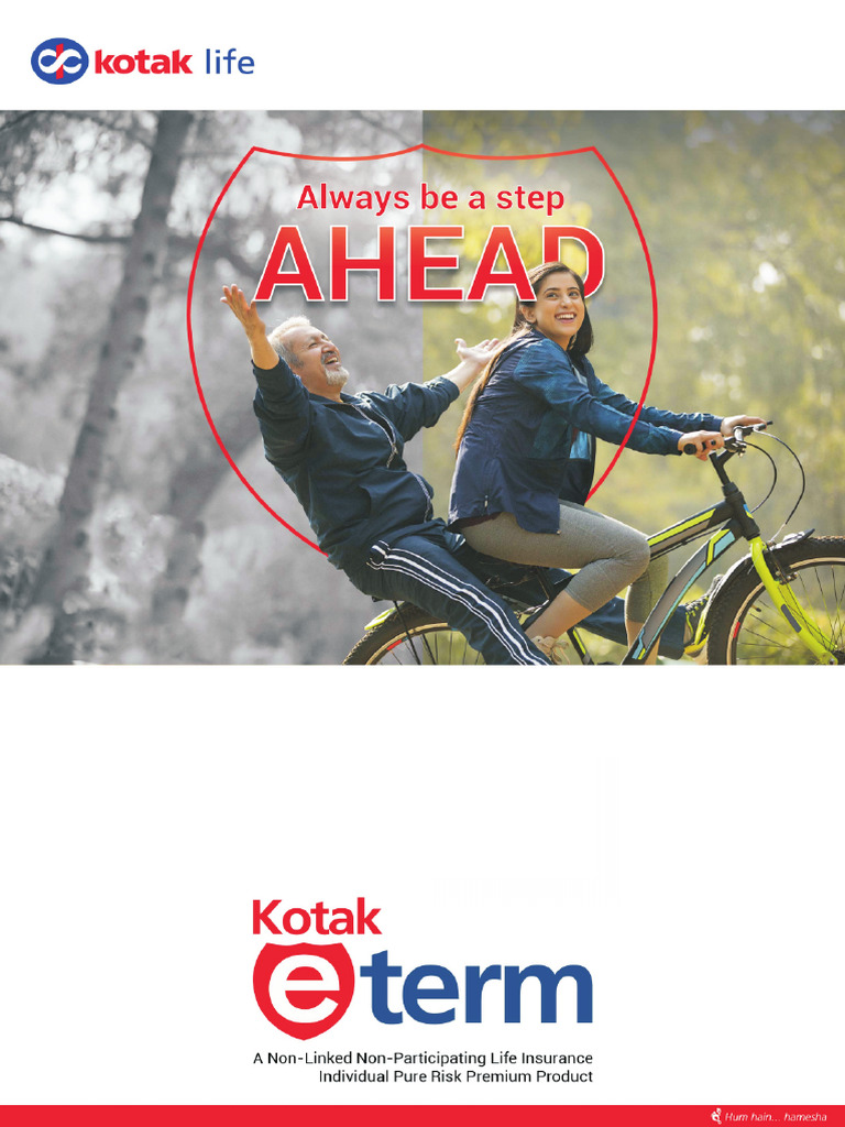 Kotak e-Term: Secure Your Family's Future | PDF | Insurance | Present Value