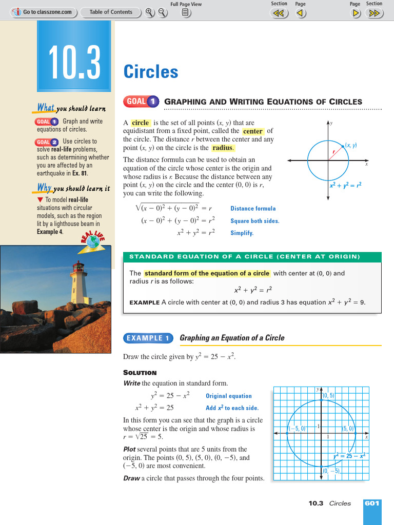 Circle | Download Free PDF | Tangent | Line (Geometry)