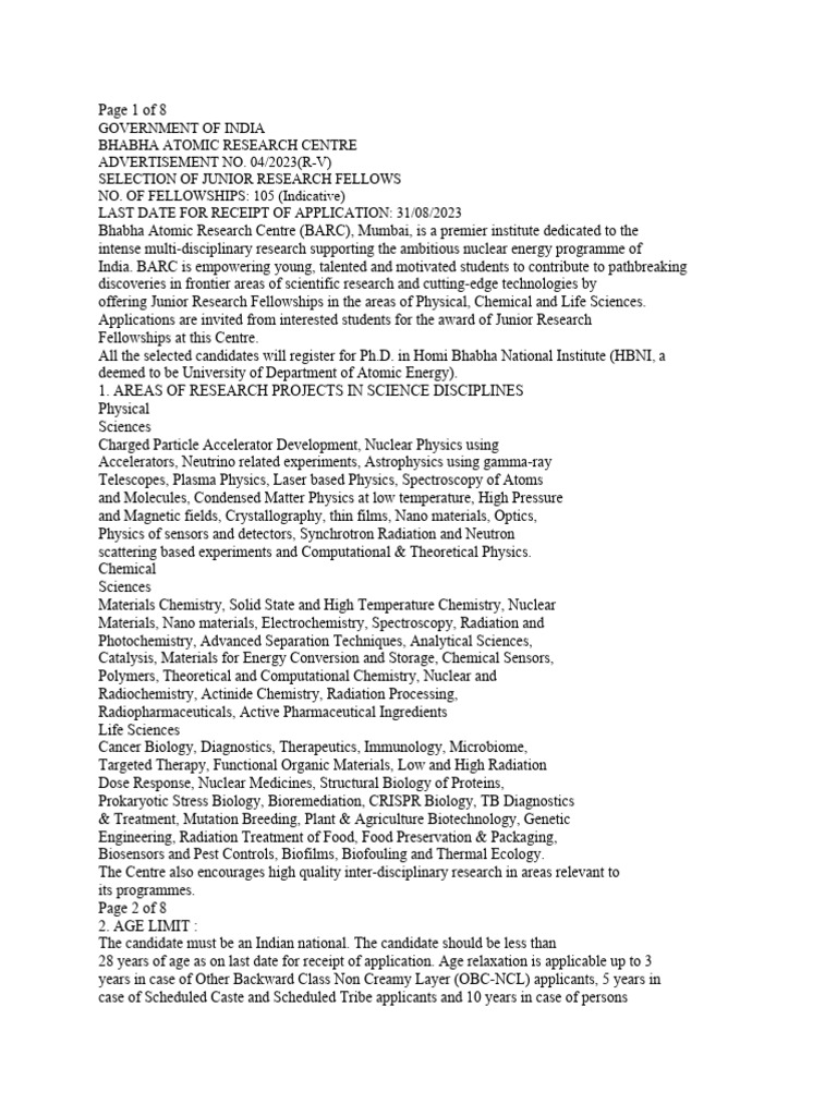 Notification | PDF | Physical Sciences