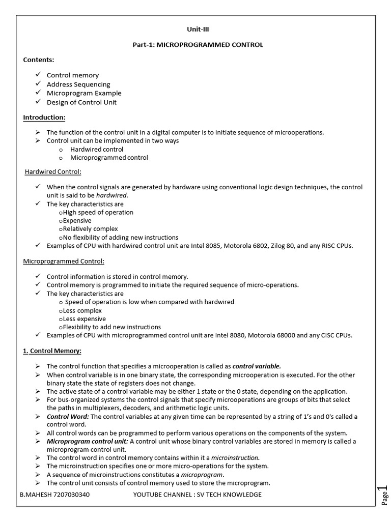 5.unit II Part 1 | PDF | Central Processing Unit | Integrated Circuit