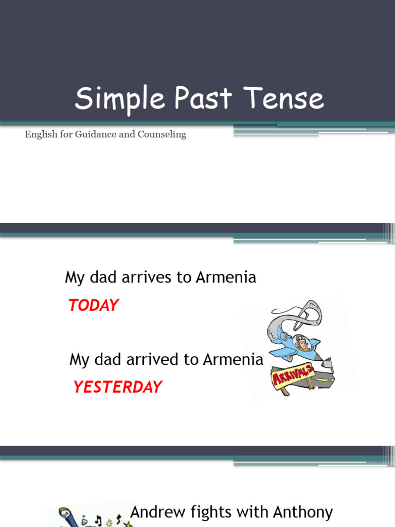 2nd Meeting EFG - Simple Past Tense | PDF | Verb | Grammatical Tense