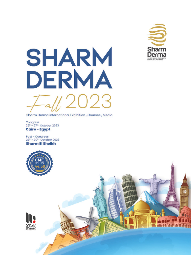 Sharm Derma Final Program Web Compressed | PDF | Medicine | Health Care