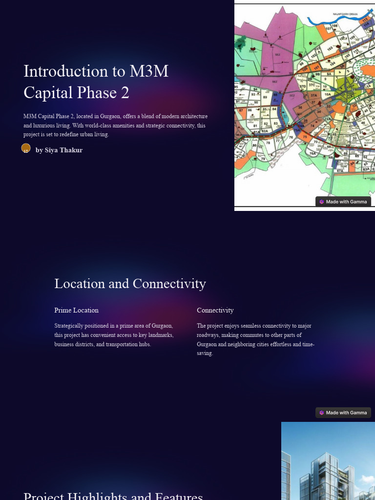 M3M Capital Phase 2: Luxury Living in Gurgaon | PDF