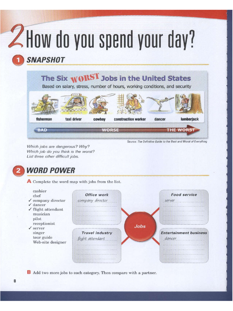 Book 1 - Lesson 2 - How Do You Spend Your Day | PDF