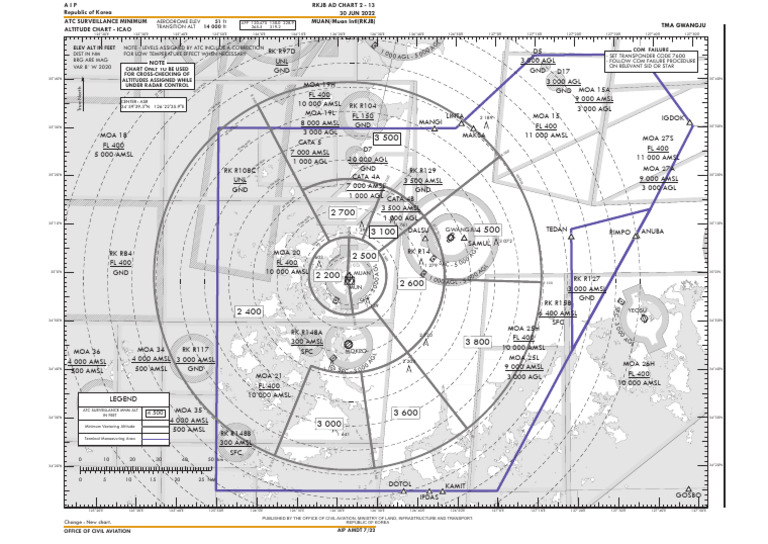 (2-13) Atc Surveillance Minimum Altitude Chart | PDF | Aviation Safety ...