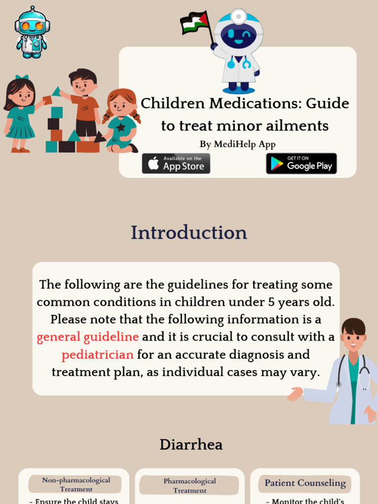 Children Medications - Guide To Treat Minor Ailments | PDF | Clinical ...