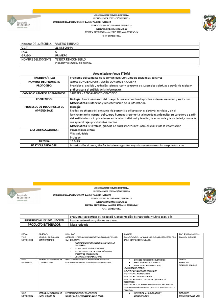 PROYECTO Mat Bio Final | PDF | Metodología de encuesta | Educación primaria