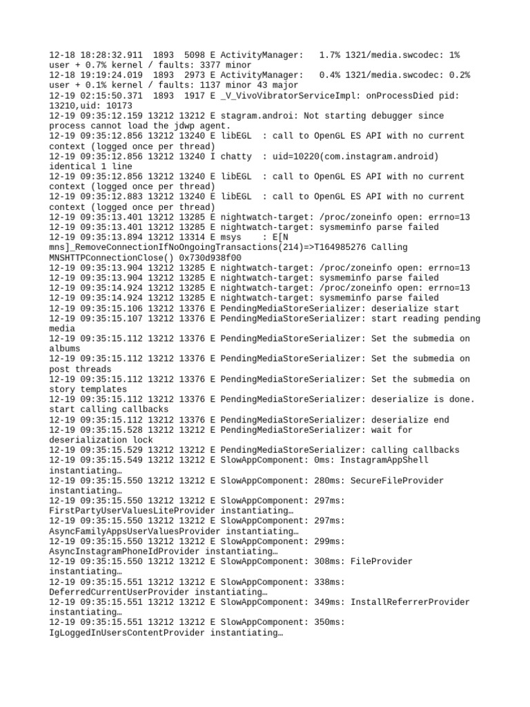 Log | PDF | Thread (Computing) | Software Development