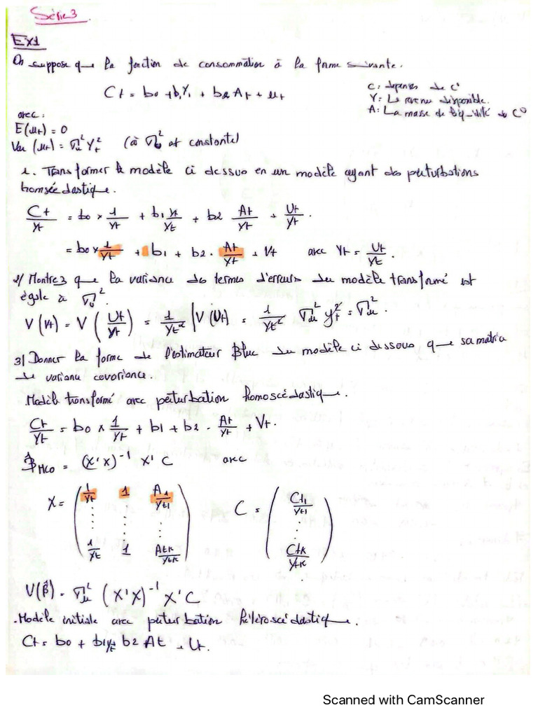 Serie-3-économétrie | PDF