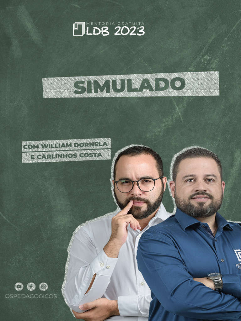 Simulado - Ment. LDB | PDF | Interdisciplinaridade | Pedagogia