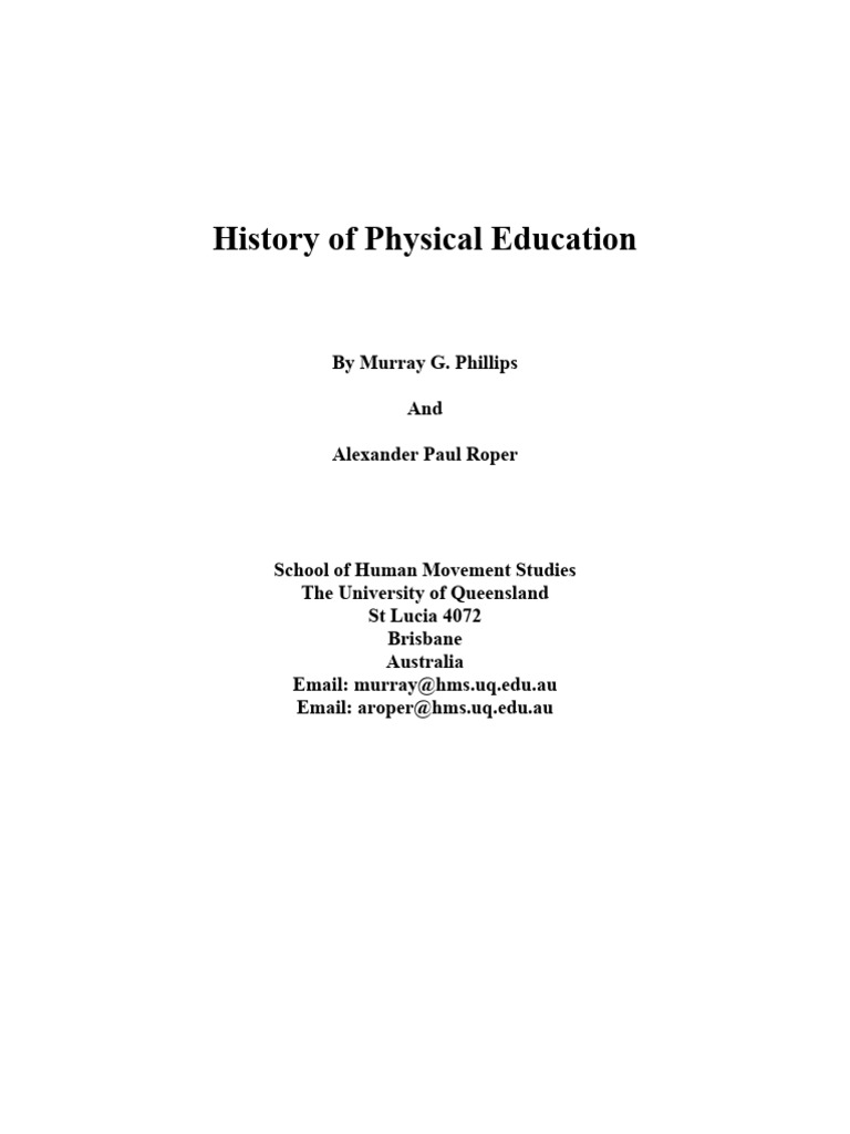 The History of Physical Education Book C | PDF | Sparta | Roman Empire