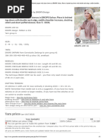Turtle Dove V-Neck Sweater Pattern | PDF | Knitting | Yarn
