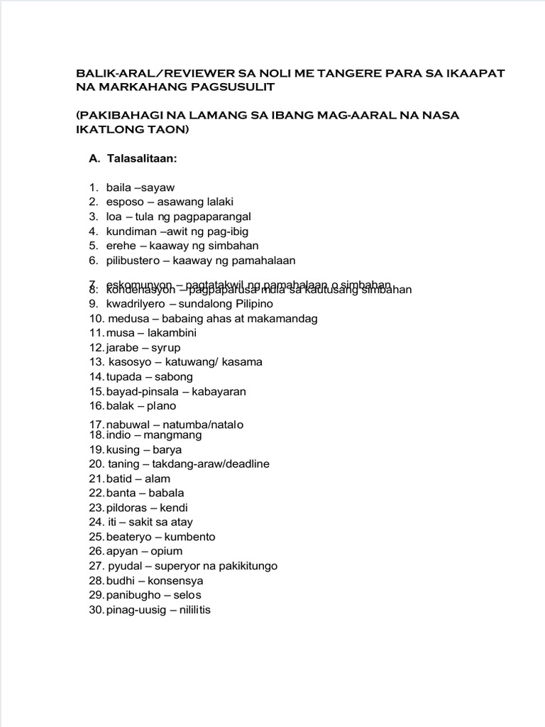 Dokumen - Tips - Reviewer Sa Noli | PDF