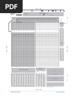 Zipgrade 100 Item Answer Sheet | PDF
