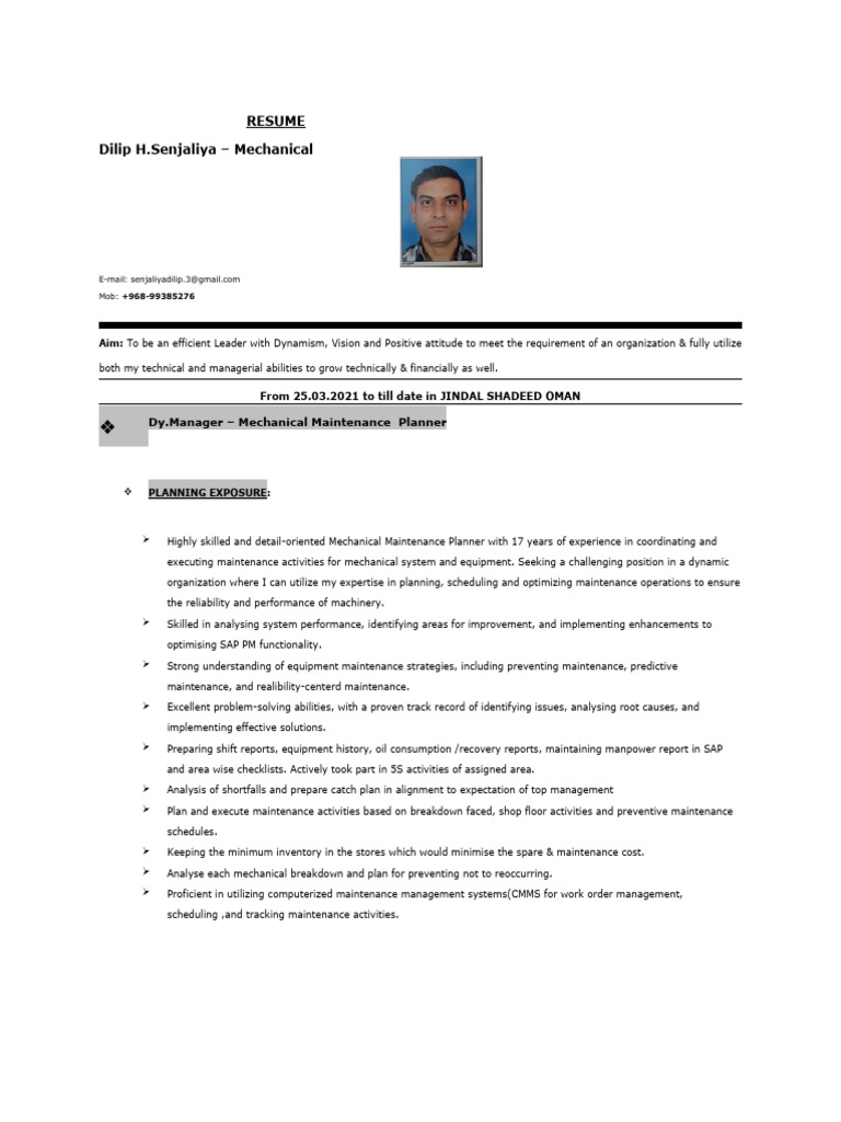 Updated Resume Pdf Business Computing