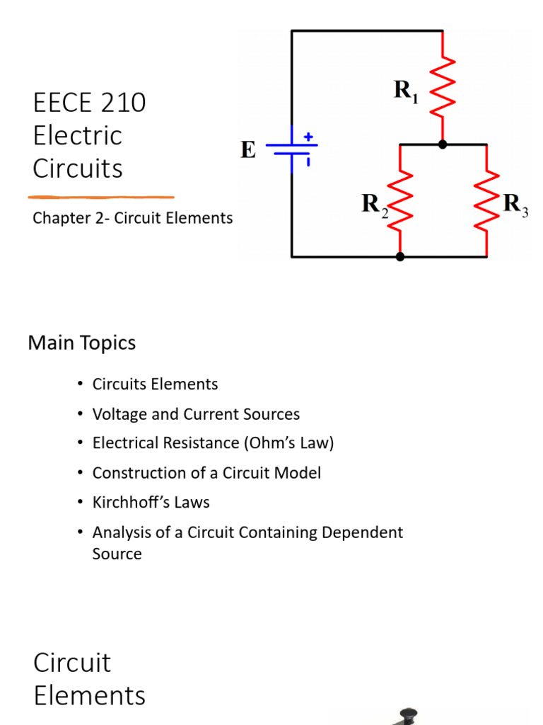 Chapter 2 Circuit Elements | PDF | Electrical Resistance And Conductance | Electrical Network
